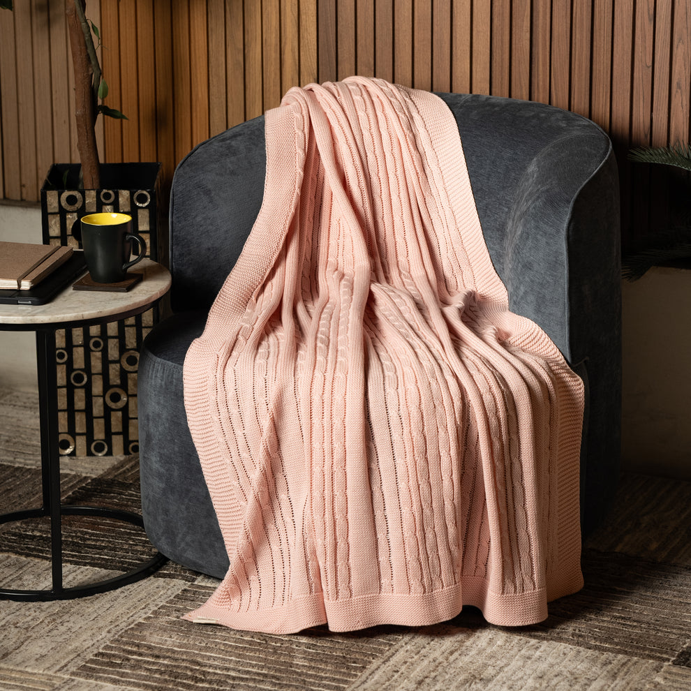 Blush Blossom sofa throws | Ayawi – Ayawi Designs